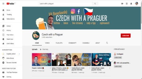 TOP 9+1 YouTube kanálů k češtině pro cizince | Czech Time